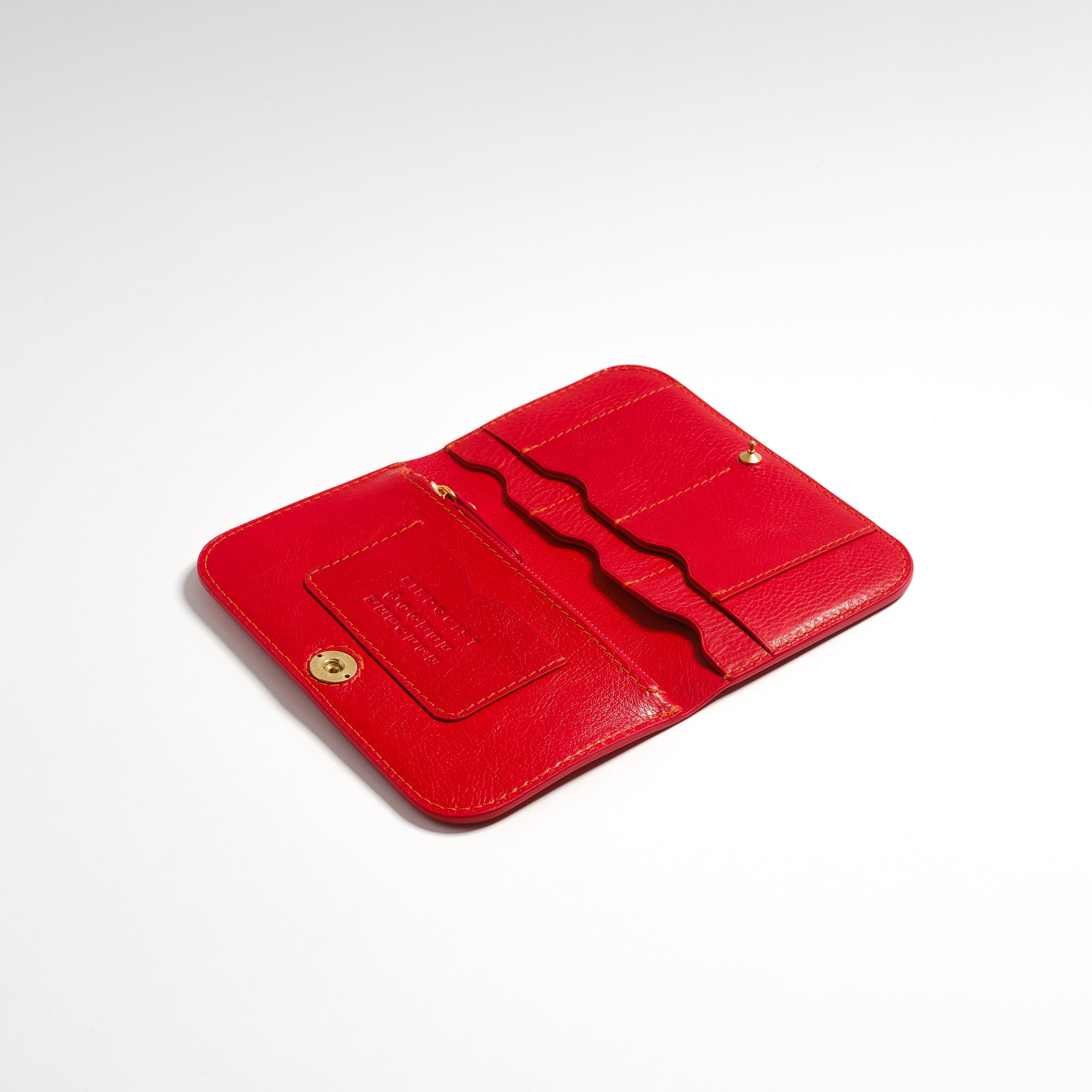 Lina Wallet in Persimmon – LINDQUIST